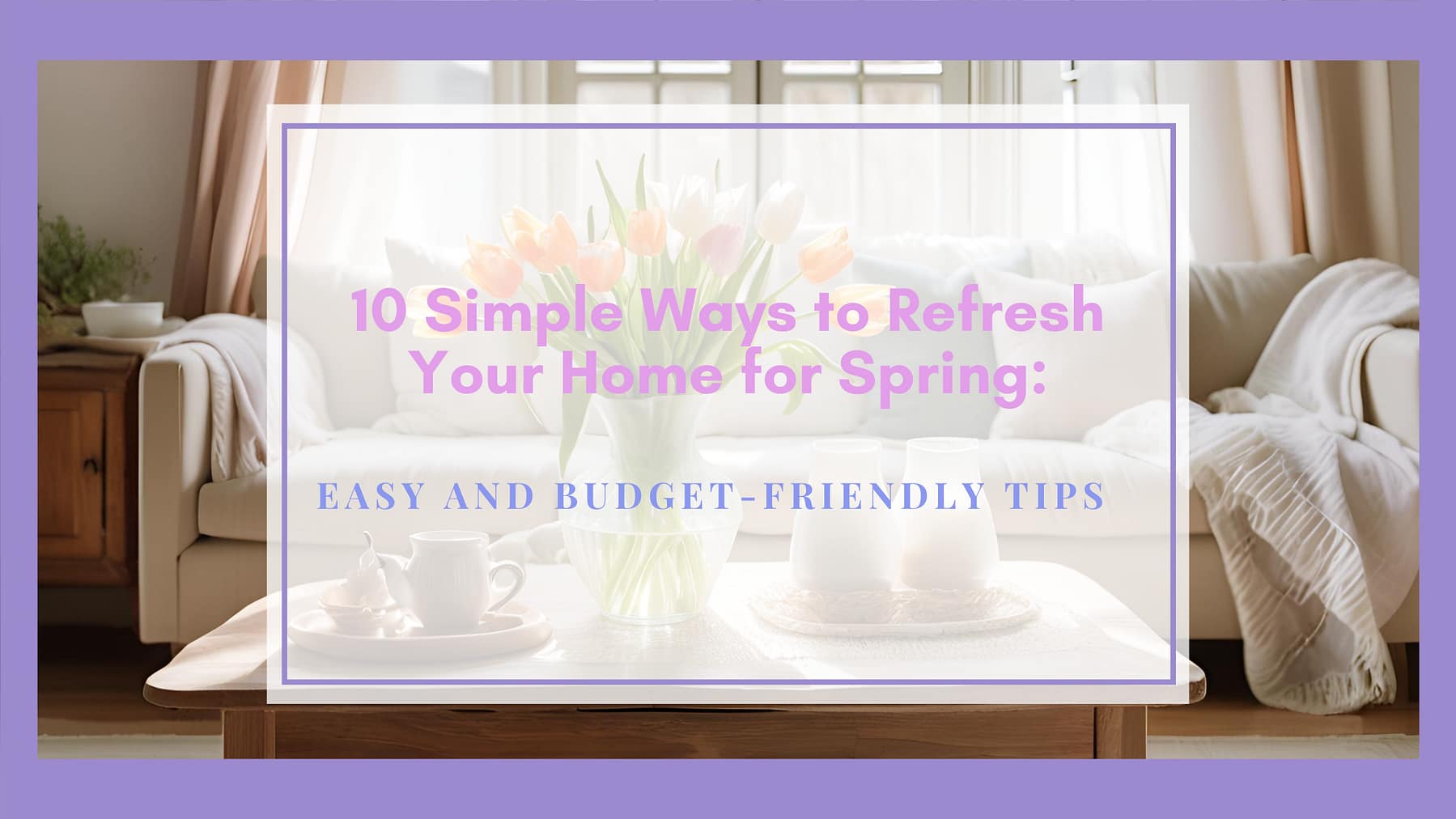 10 Simple Ways to Refresh Your Home for Spring: Easy and Budget ...